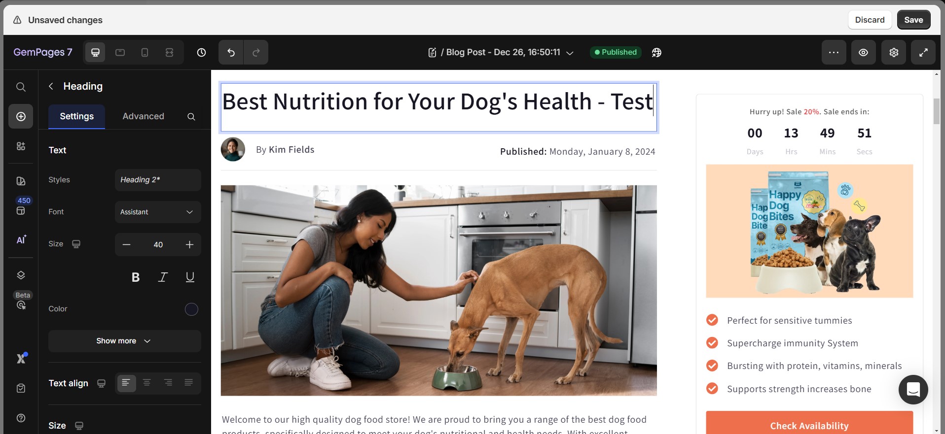 Edit Existing Blog Post with GemPages - Help Center