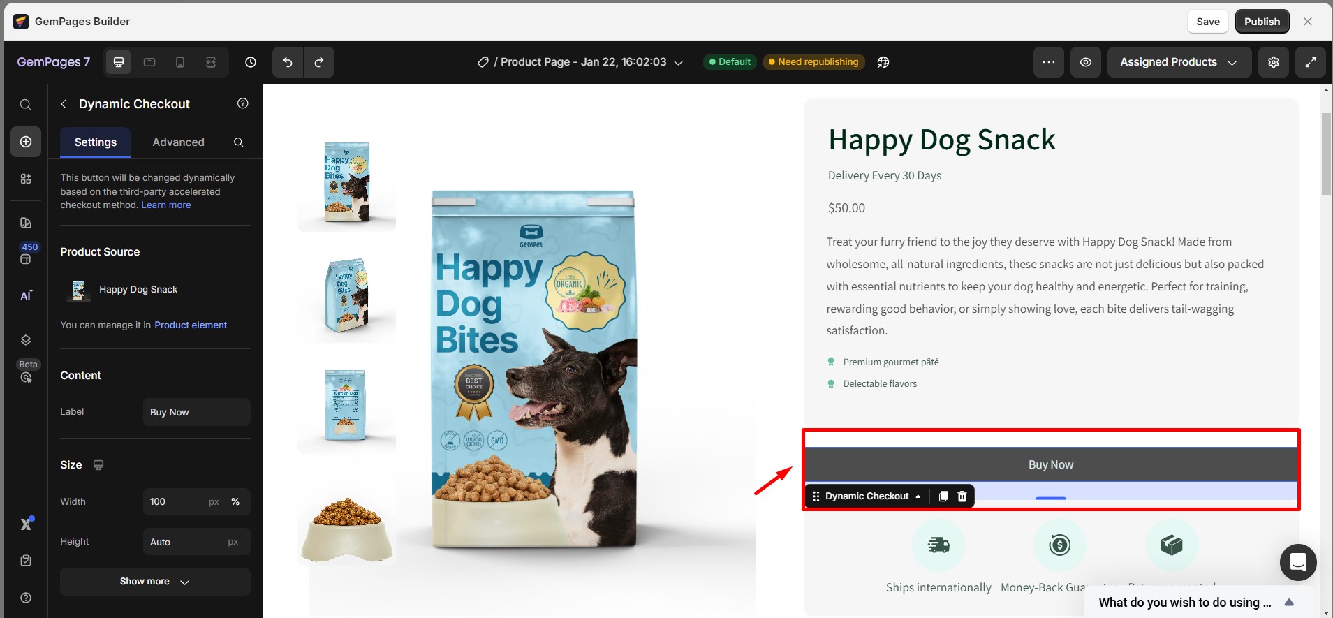How can I change the text on the dynamic checkout button? - Help Center