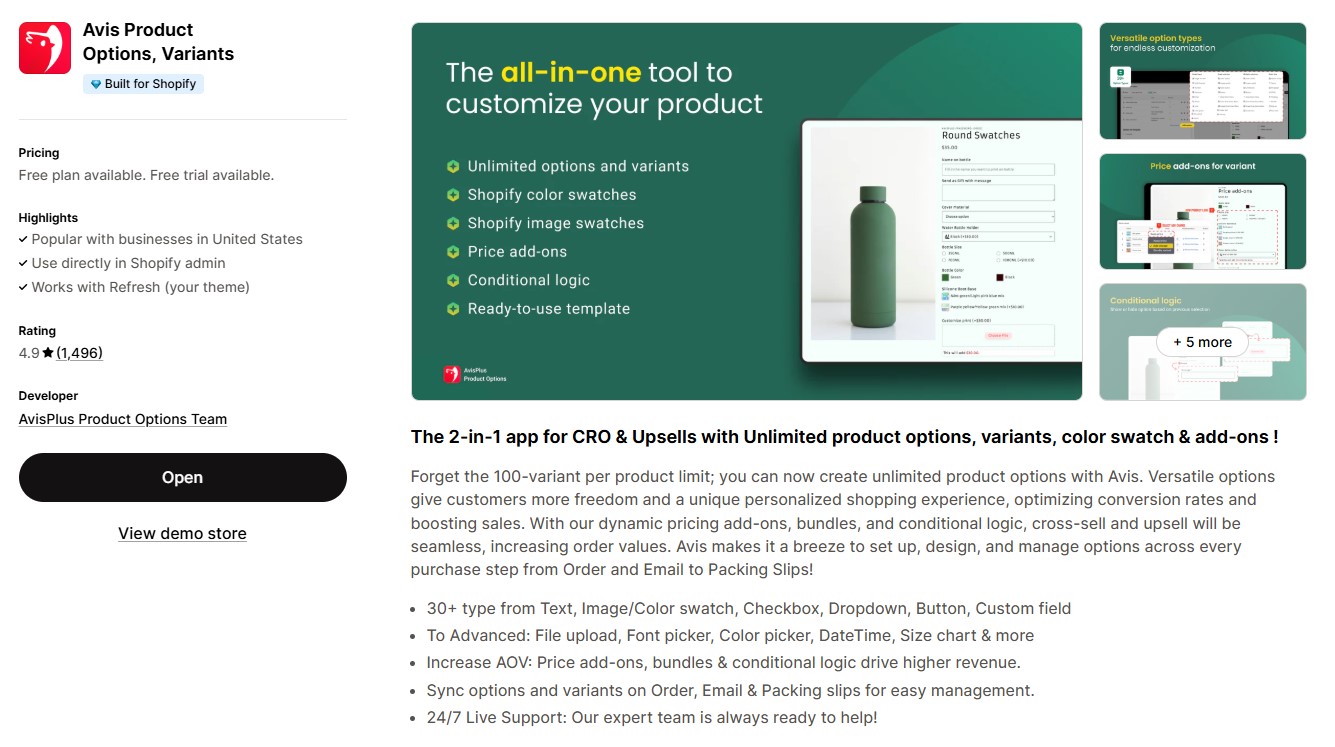 Create Product Add-Ons on Your Product Page Using GemPages - Help Center