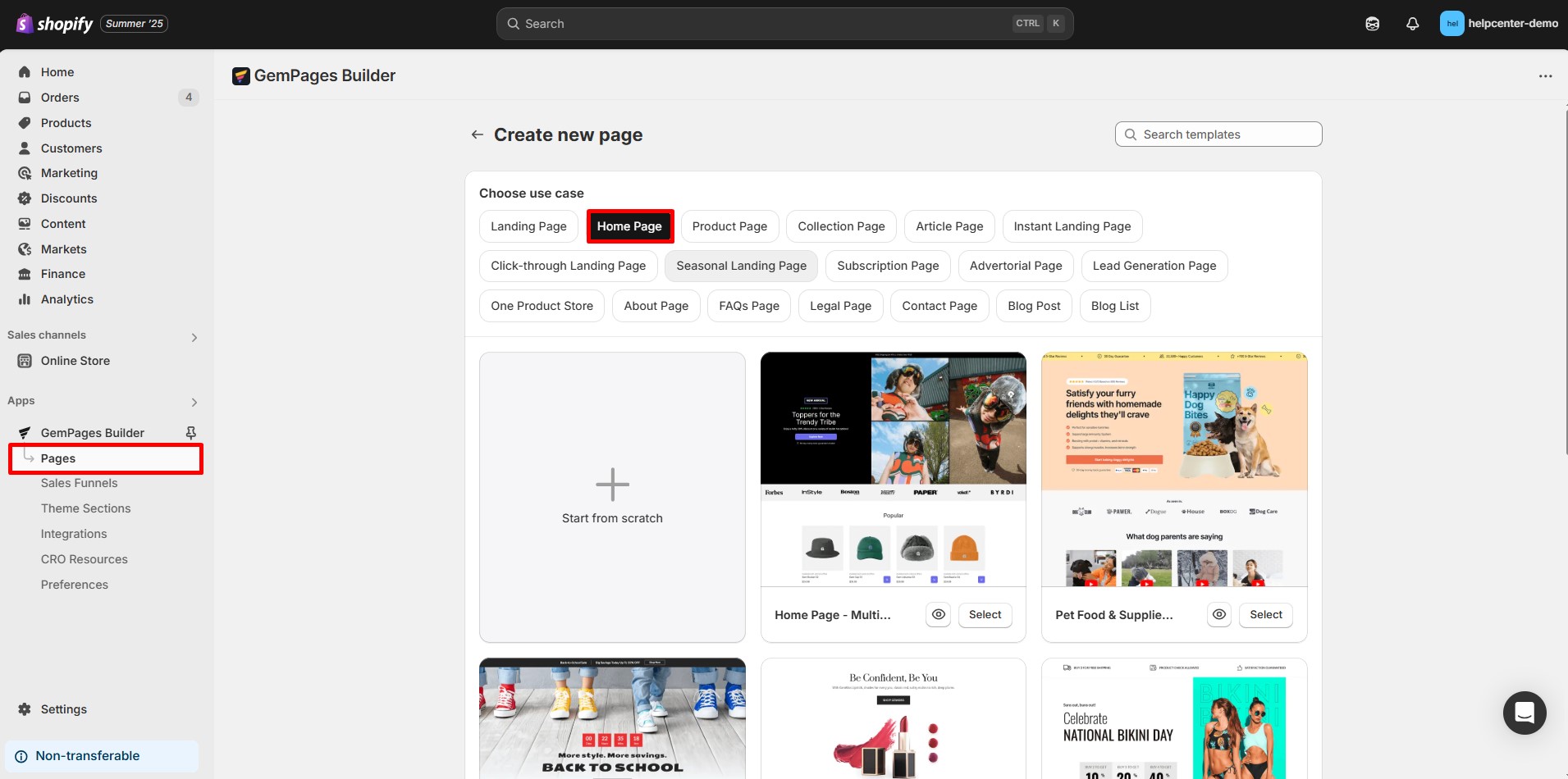 How to Create a Shopify Print on Demand Store with GemPages - Help Center