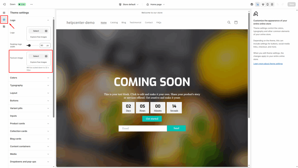 Change a Favicon in Shopify - Help Center